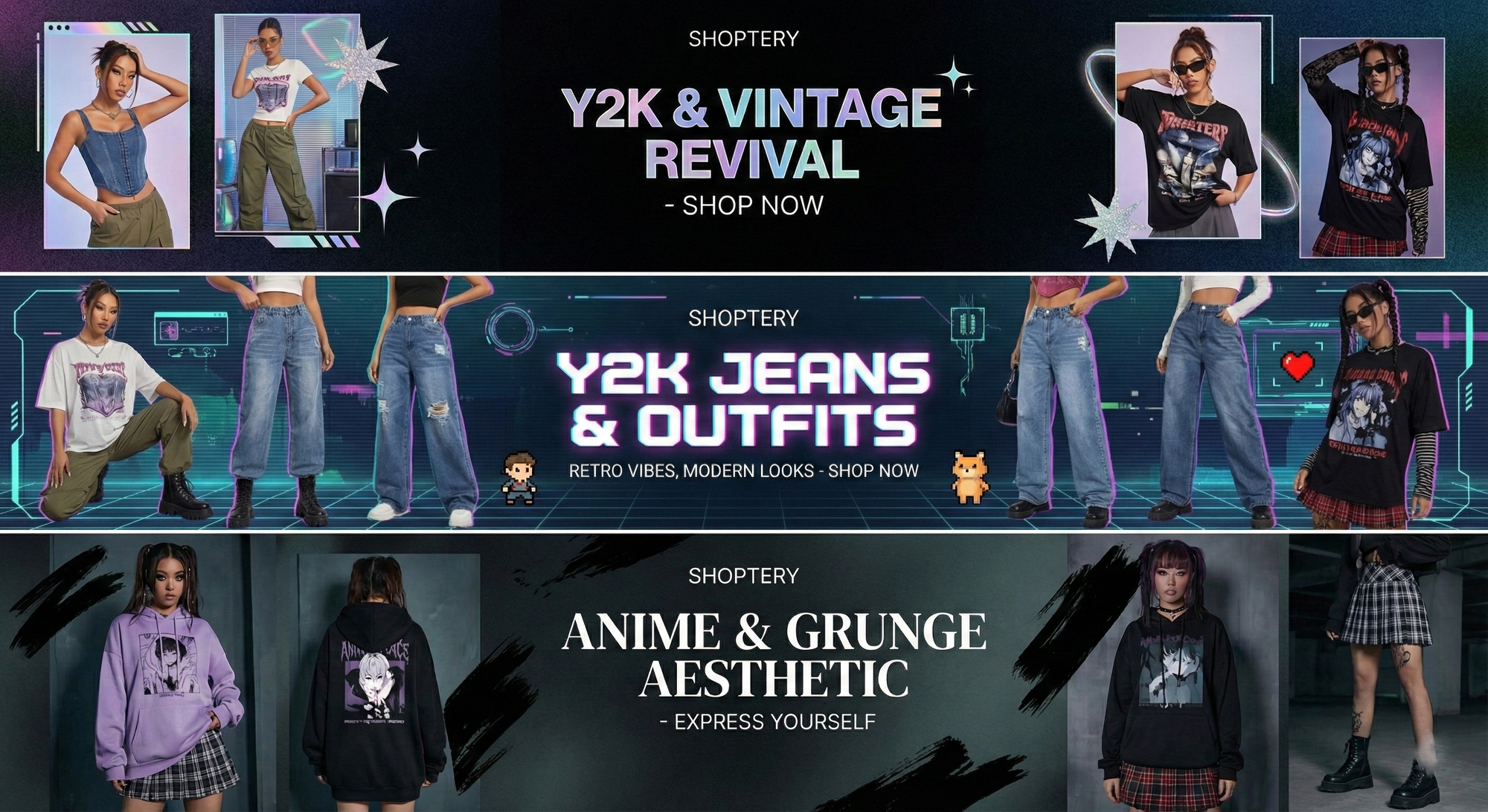 Aesthetic Y2k, Alt, Edgy, Coquette Clothes Store - Shoptery