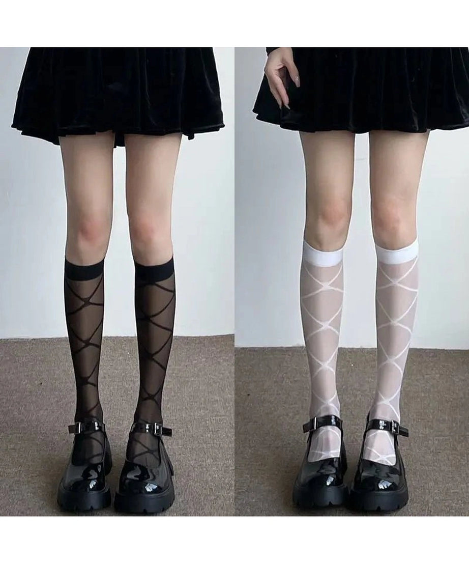 Buy Kawaii Cute Knee High Socks - Shoptery