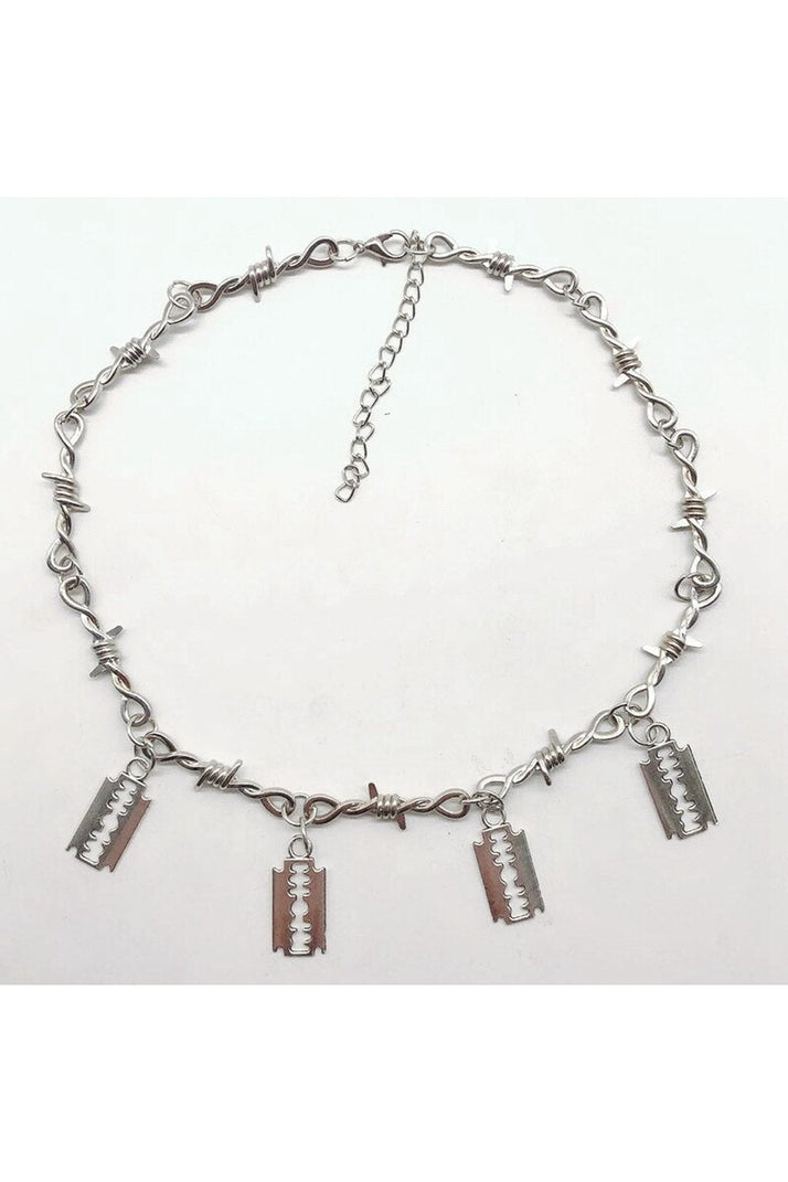 Buy Punk Blade Necklace - Shoptery
